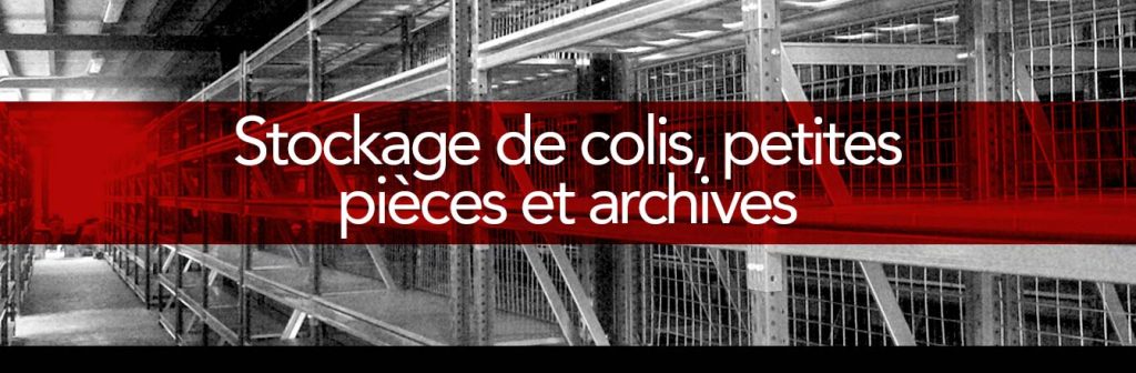 Stockage de colis, petites pièces et archives - Oresa